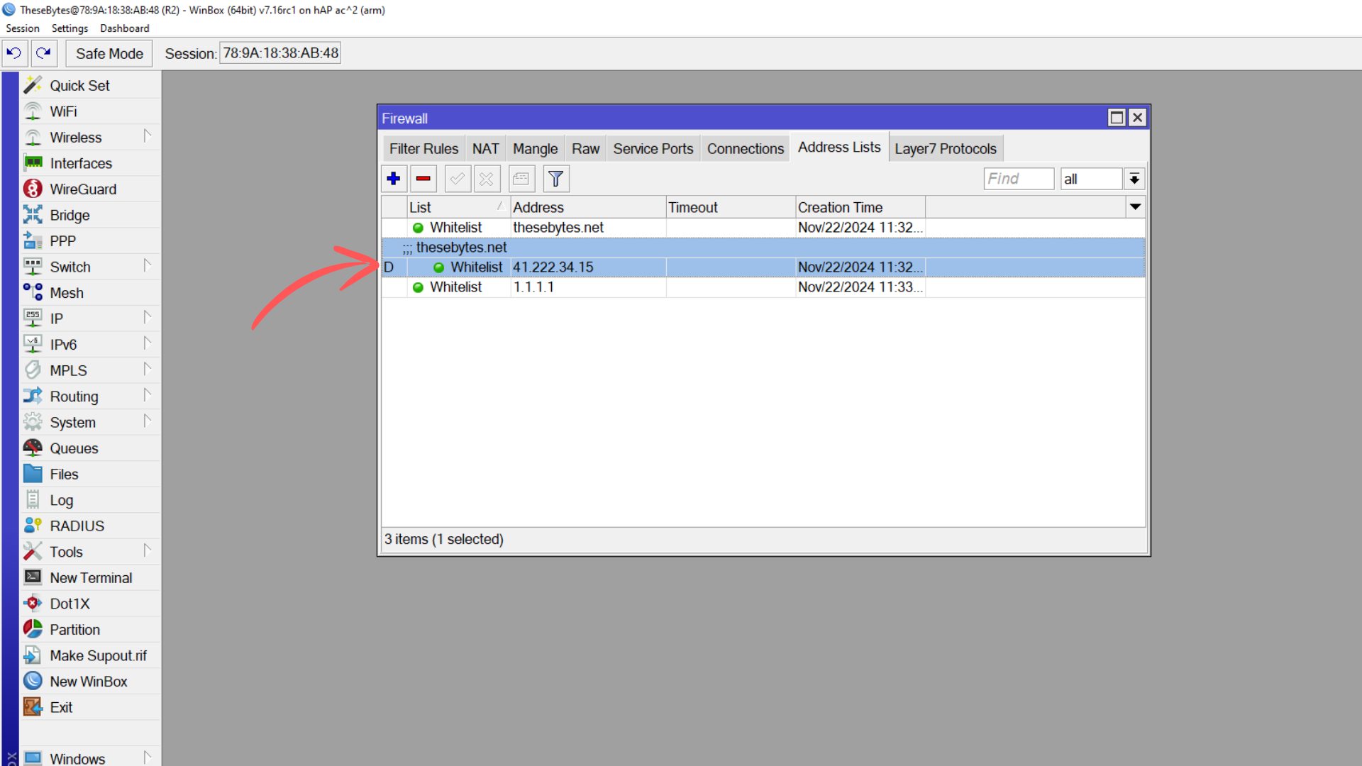 MikroTik: Block All Traffic Except Whitelisted IPs With Firewall ...