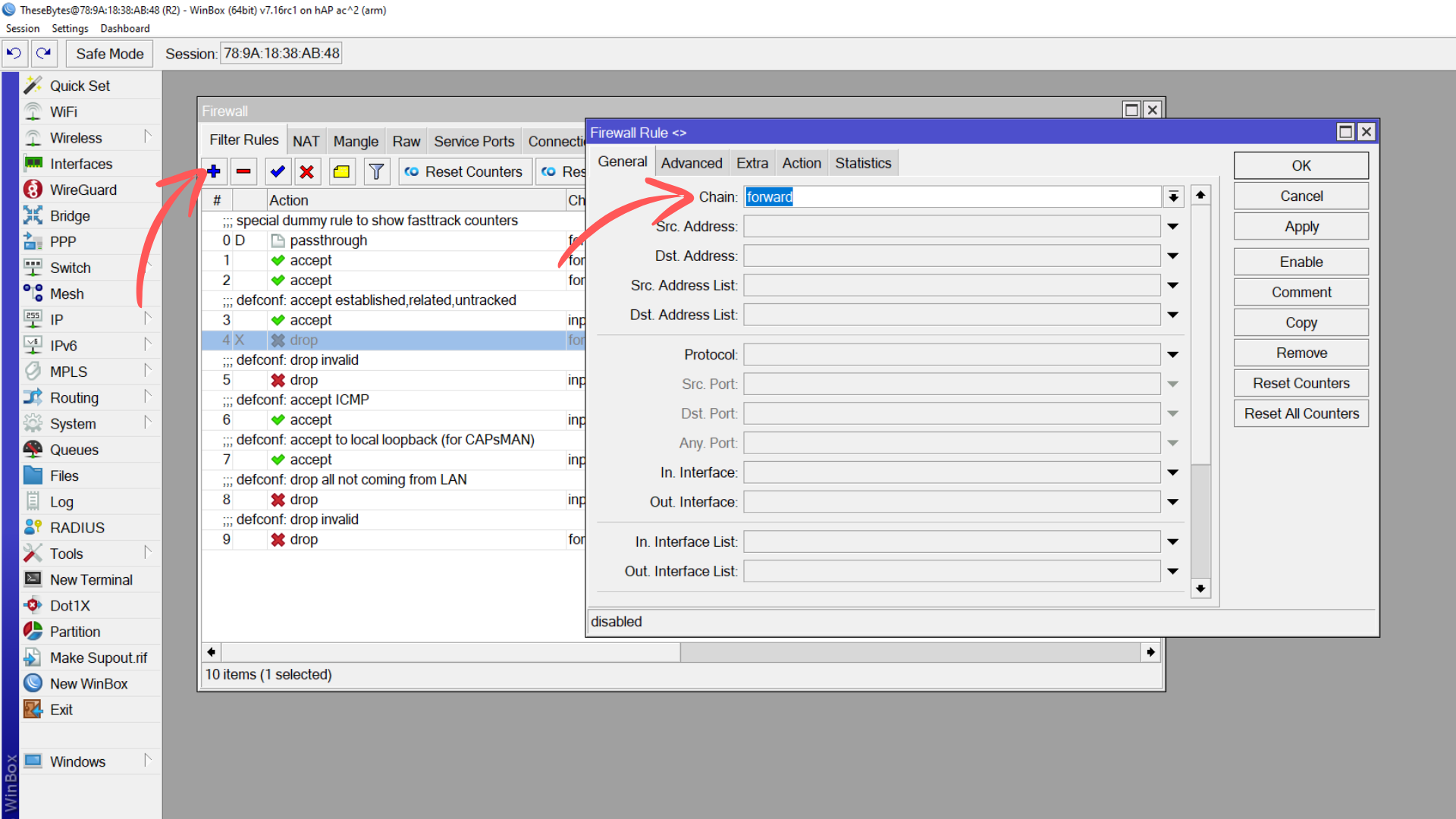 MikroTik: Block All Traffic Except Whitelisted IPs With Firewall ...