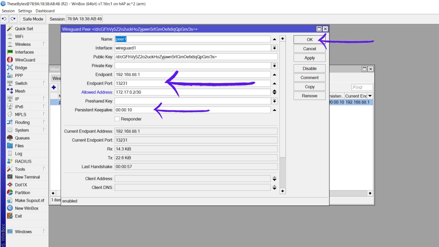 Mikrotik Site To Site WireGuard VPN Setup - TheseBytes